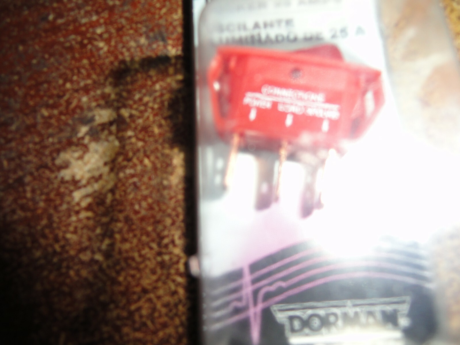 ILLUMINATING Rocker Type Switch Dorman 84834 3 PIN FREE 1ST CLASS SAME ...