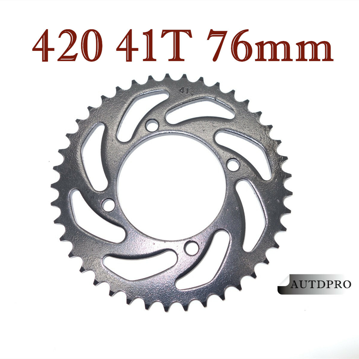 15mm 12" Rear Wheel +Rotor + 420 Sprocket 80/100-12 Tyre Rim Motocross ...