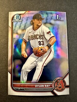 2022 Bowman Chrome Draft Dylan Ray 1st Refractor Card Diamondbacks | eBay