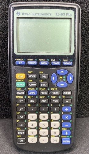 Texas Instruments TI-83 Plus Graphing Calculator with Slide Cover ...
