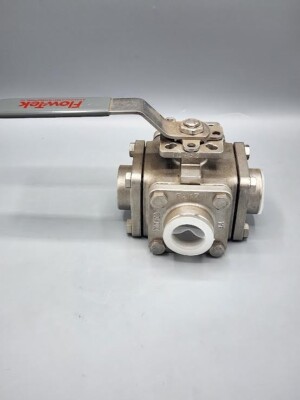 FlowTek 1" Stainless Steel Ball Valve 4 Way | eBay