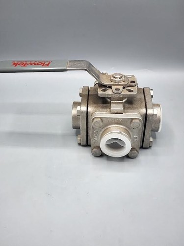 FlowTek 1" Stainless Steel Ball Valve 4 Way | eBay