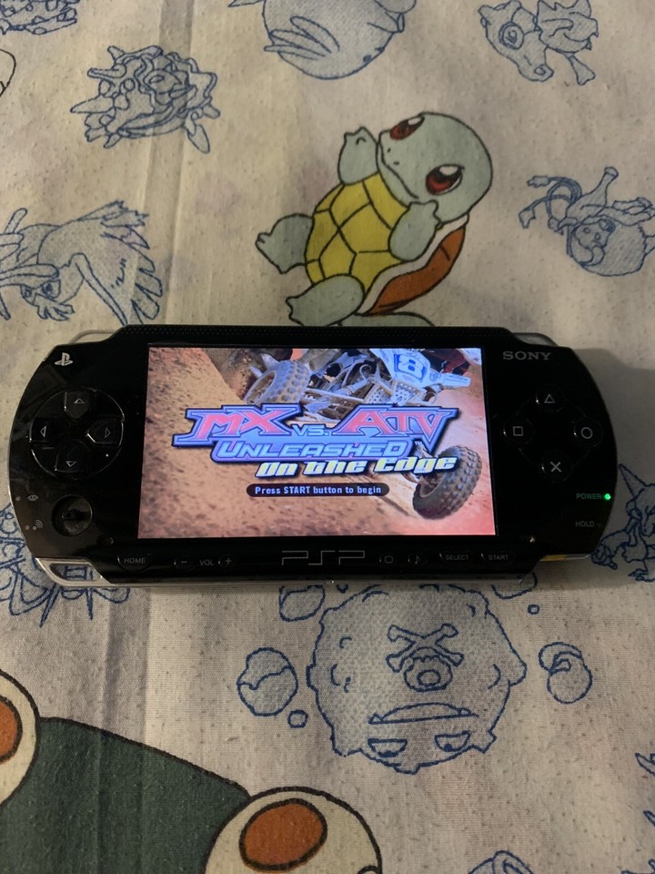 MX vs. ATV: On the Edge (Sony PSP, 2006) *TESTED* | THQ Racing Game ...