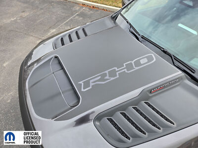 Fits 2025 Ram RHO hood graphics with RHO cut out vinyl decals stickers ...