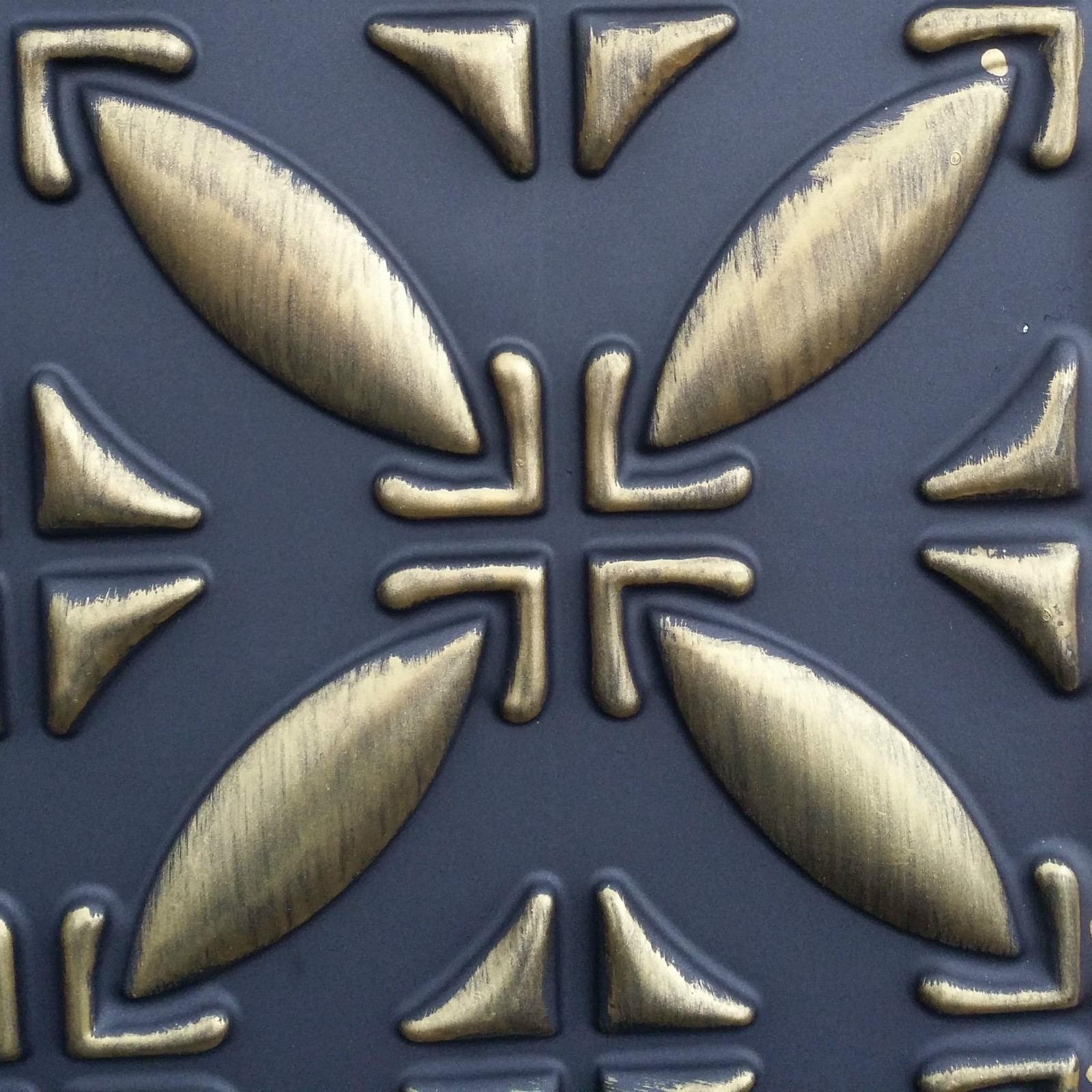 PLB38 Faux tin finishes emboss wall tiles cafe store pub wall panels ...