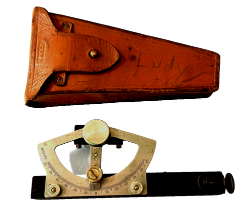 Vintage Keuffel & Esser (K&E) Abney Level Clinometer –With Original ...