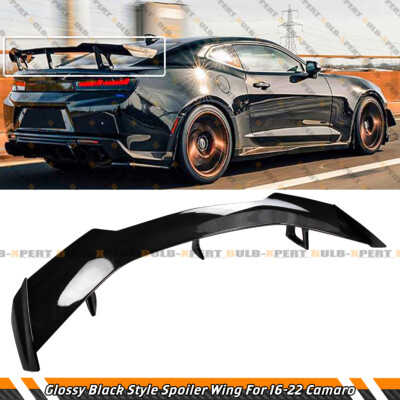 FOR 2016-2023 CHEVY CAMARO ZL1 1LE STYLE LT RS SS GLOSS BLACK TRUNK ...