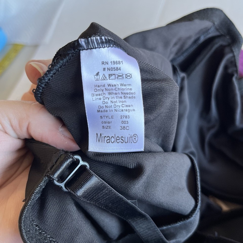 Miraclesuit 38C Shapewear Control 2783 Black | eBay