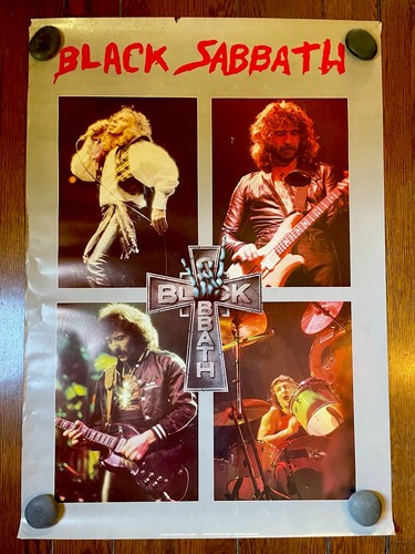 Black Sabbath Mob Rules Tour Poster Original Dio RARE 35”x24.5” | eBay