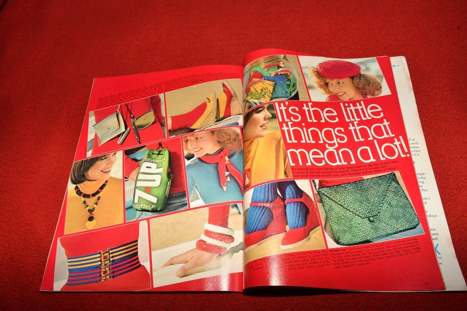 Vintage Look Now Magazine March 1977 Fashion, Beauty, Weight Loss, Rock ...