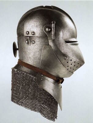 Medieval New bascinet Armor knight Pig face 14 Gauge Vintage Helmet | eBay