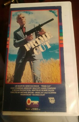Prime CUT (VHS, 1972) Lee Marvin, Gene Hackman, Sissy Spacek. Scarce ...