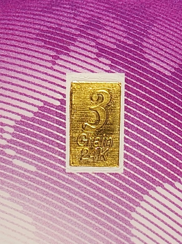 3 Grain .999 Fine 24kt Gold Bullion | eBay