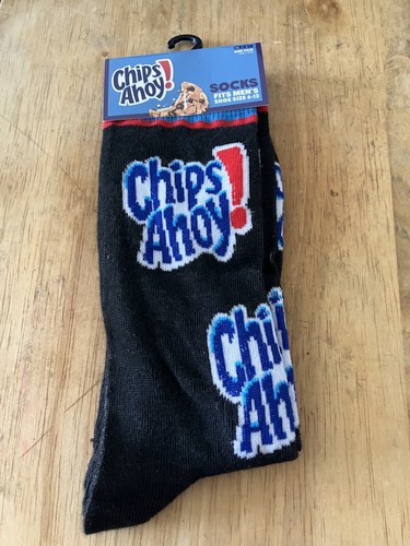 Chips Ahoy Print Novelty Crew Socks - Men’s Size 6-12 | eBay
