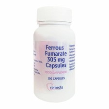 Galfer Capsules 305mg Ferrous Fumerate 100 Expire 07/19 for sale online ...