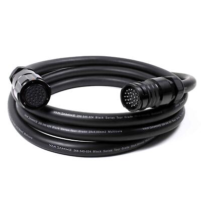 PA Con 25 pole Female to Male Interconnct Lead 24 way Black Series ...
