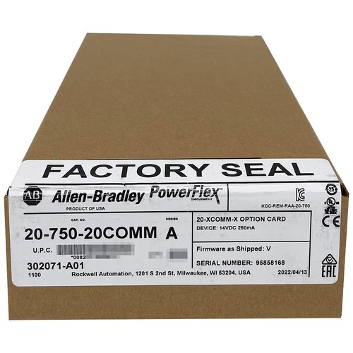 NEW Allen-Bradley 20-750-20COMM PowerFlex Inverter Communication Card ...
