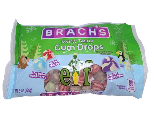 Brach's Elf Swirly Twirly Gum Drop Candy 8 oz bag - SEE EXP IN PHOTOS ...