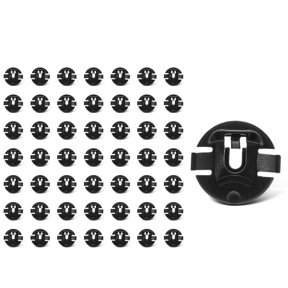 50Pcs 5mm Nylon Fender Liner Splash Shield Retainer Clips for Audi A4 ...