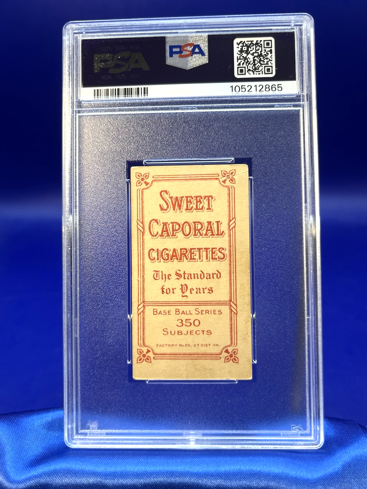 1909 T206 Jimmy Lavender Providence Sweet Caporal 350/25 PSA 2 freshly ...