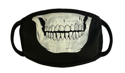 FACE MASK Skeleton Print WASHABLE REUSABLE ( Made in USA) | eBay