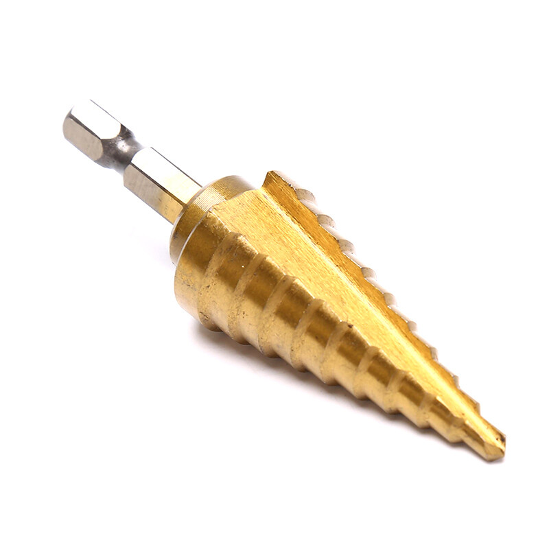 4-22MM HSS Hex Titanium Cone Drill Bit Hole Cutter For Steel Drilling ...