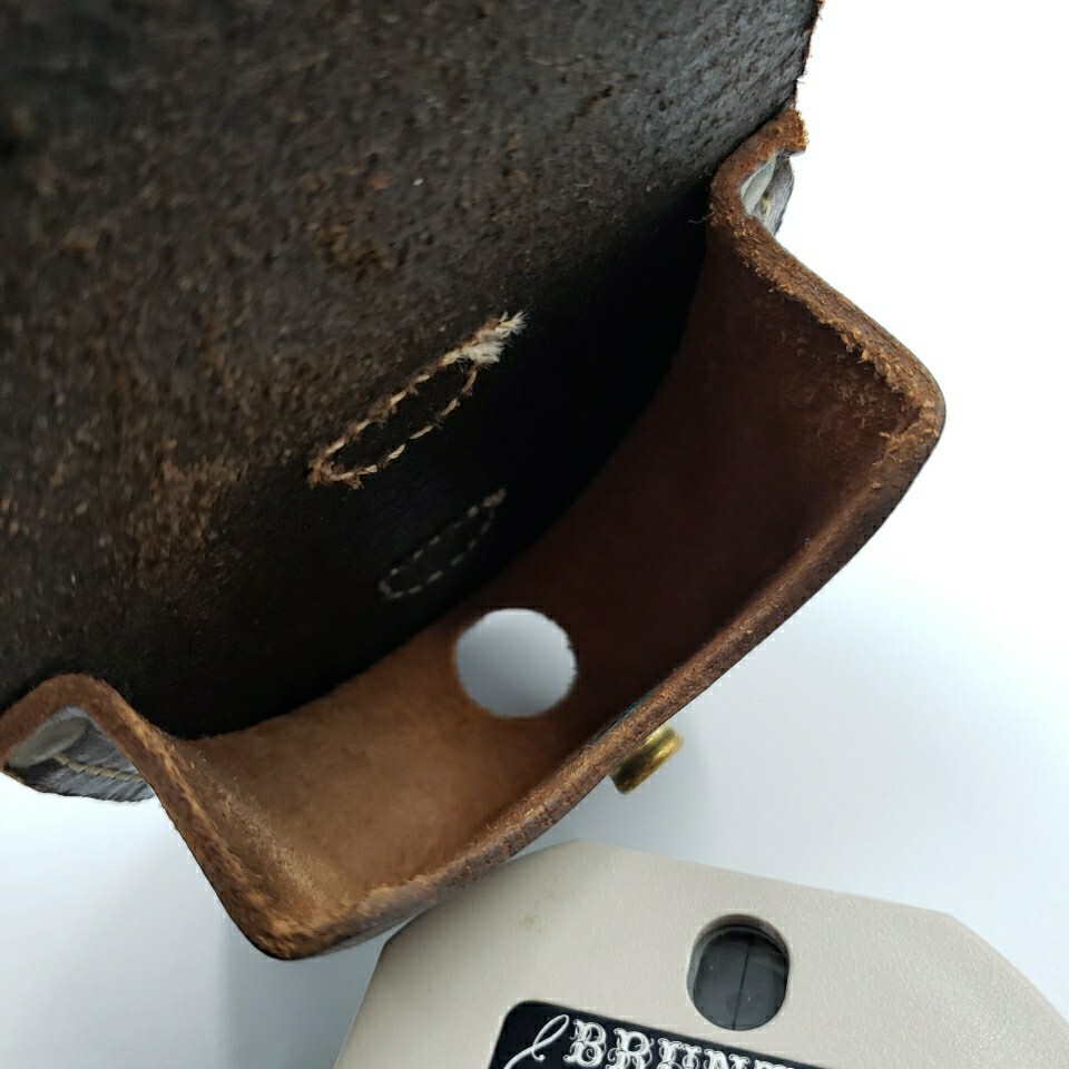 Brunton Classic Pocket Transit Compass with Leather Case Wyoming USA ...