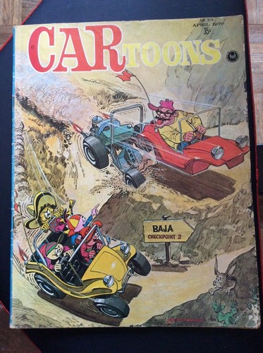 April 1970 Cartoons Hot Rod Auto Racing Drag Race Car Comic Book Toons ...