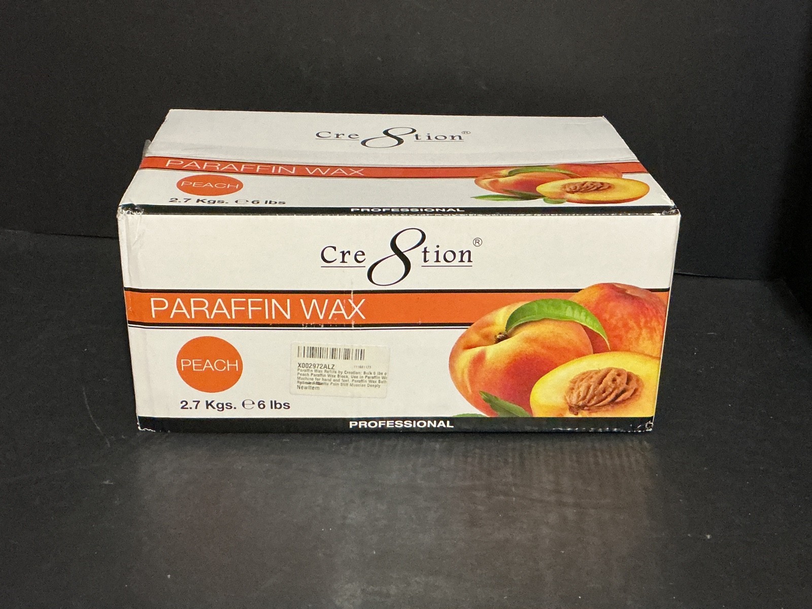 Cre8tion Paraffin Wax Peach Box 6 lbs (6 - 1 lb packages) | eBay
