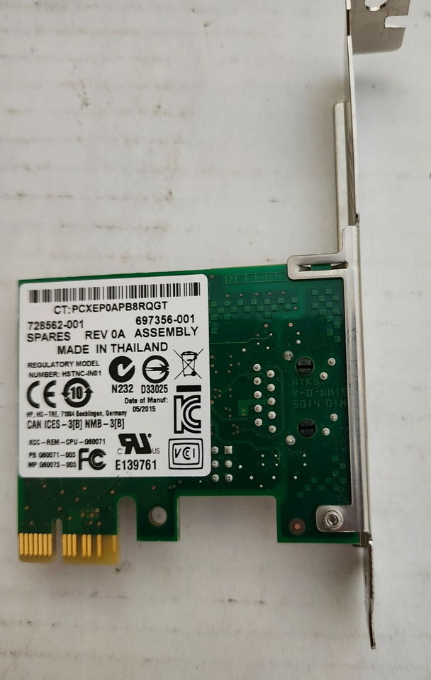 Ethernet Card 728562-001 697356-001 | eBay
