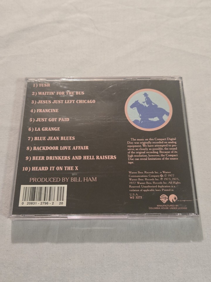 ZZ Top - The Best of ZZ Top (CD,1977) 10 Greatest Early Hits! Like New ...