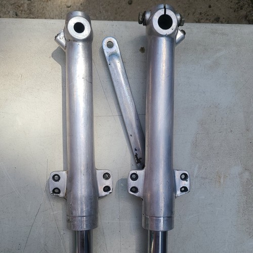 BABY CERIANI FRONT FORKS 30MM VINTAGE ROAD RACE VMX AHRMA HARLEY ...