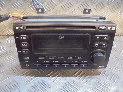 2007 KIA RIO 1.5 CRDi GS 5DR JVC CAR STEREO AUX CD PLAYER RDS KW-S601 ...