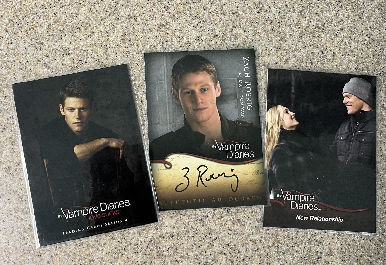 THE VAMPIRE DIARIES Season 1 ZACH ROERIG as Matt Donovan AUTOGRAPH Card ...