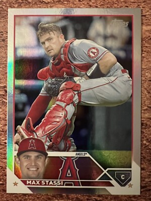 2023 Topps Series 1 Rainbow Foil Max Stassi Angels | eBay