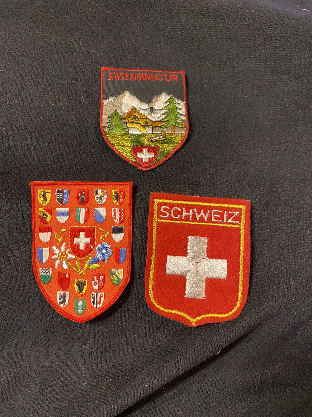 VTG Lot Of 3 SWITZERLAND Schweiz Sew On Patches | eBay