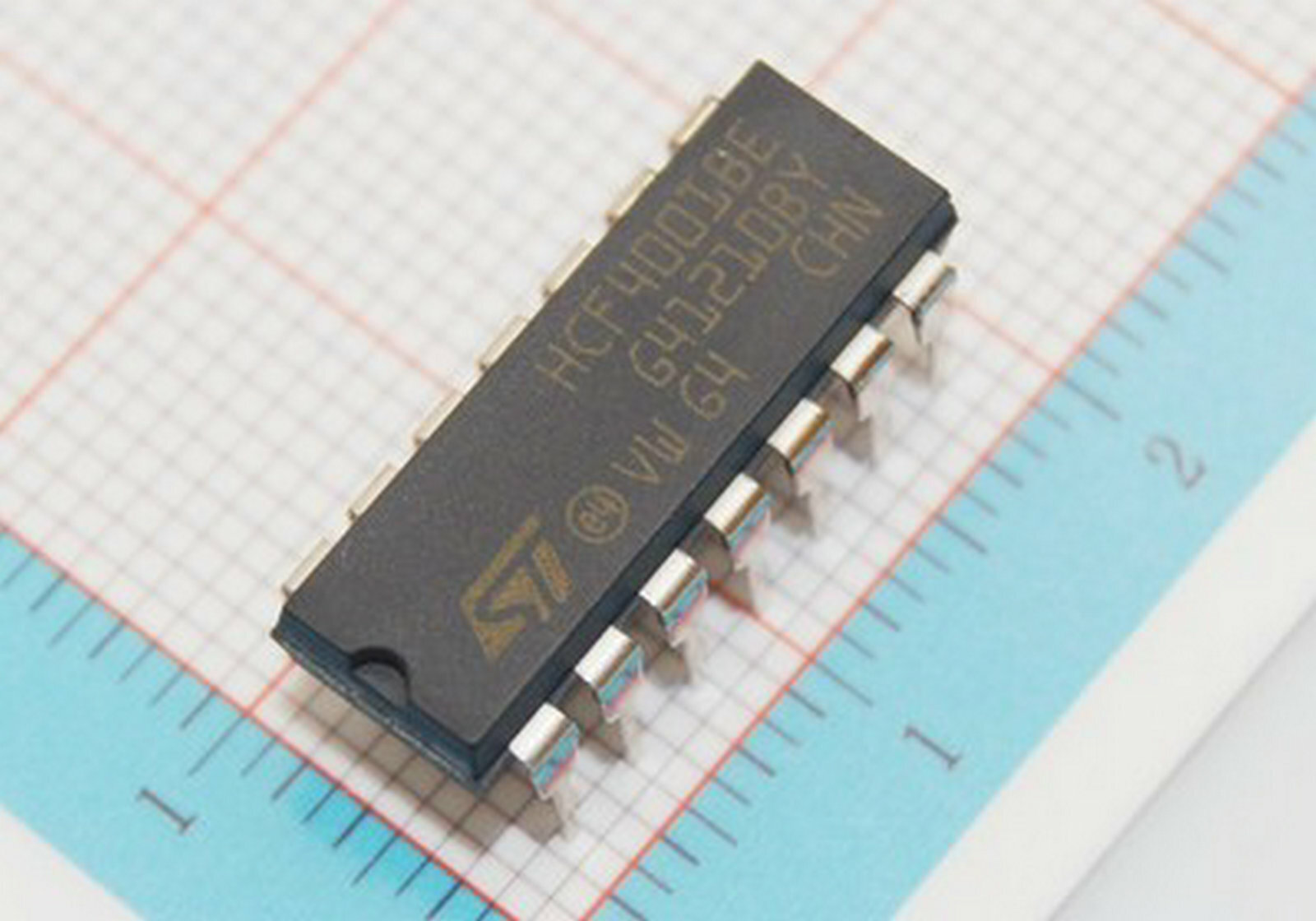 1pcs New HCF4001BE HCF4001 BE HCF 4001BE DIP-14 DIP14 Ic Chips ...