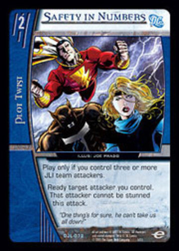 VS System: Safety in Numbers [Played] DC Justice League of America TCG ...