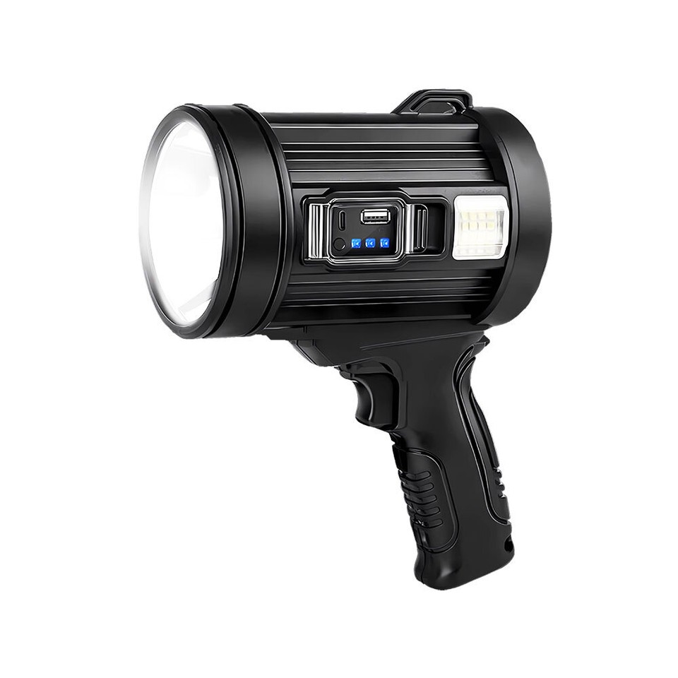 1000,000LM Rechargeable Spotlight Spot Lights Handheld Flashlight ...