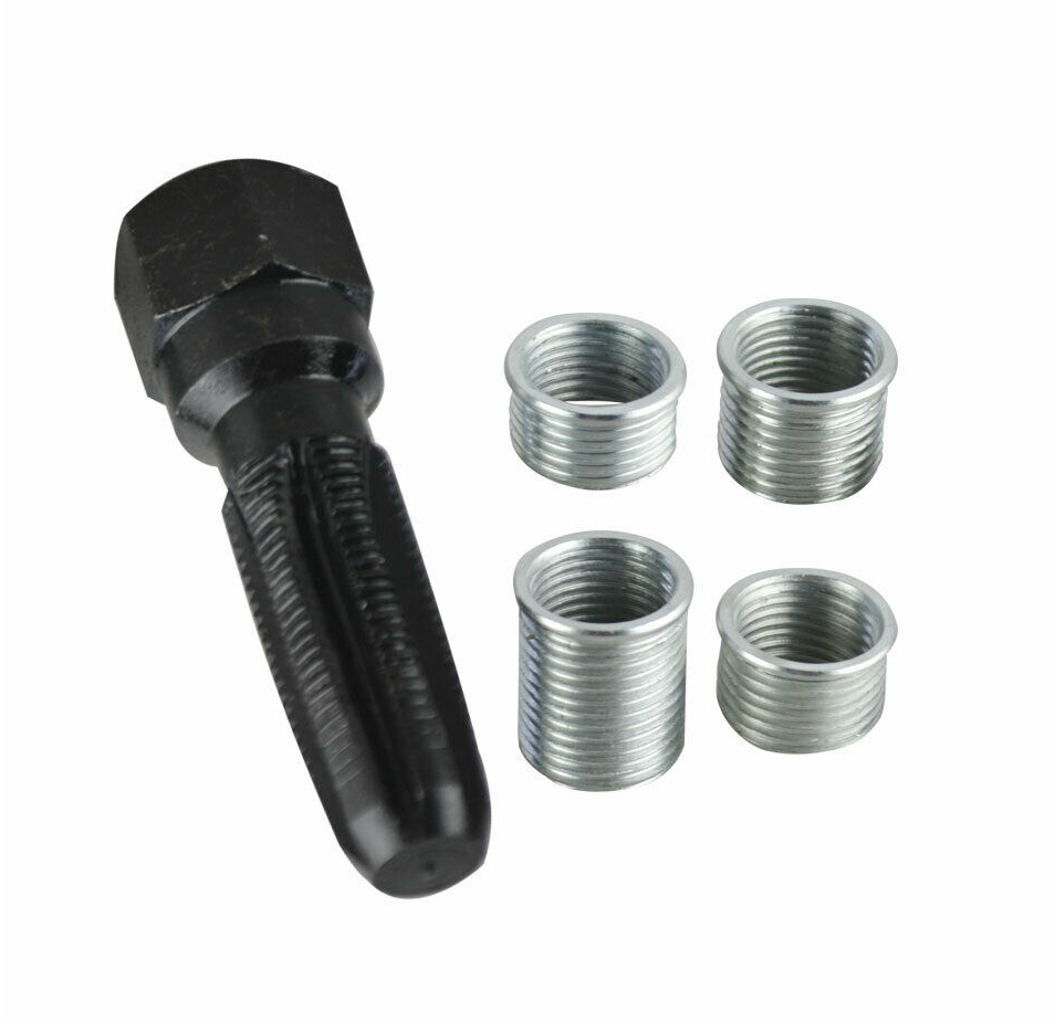 14mm Spark Plug Rethread Kit Tap Hole Thread Insert Reamer Repair ...