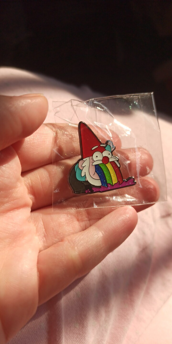 Rainbow Puke Gravity Falls Gravity Falls Rainbow Old Man Enamel Pins