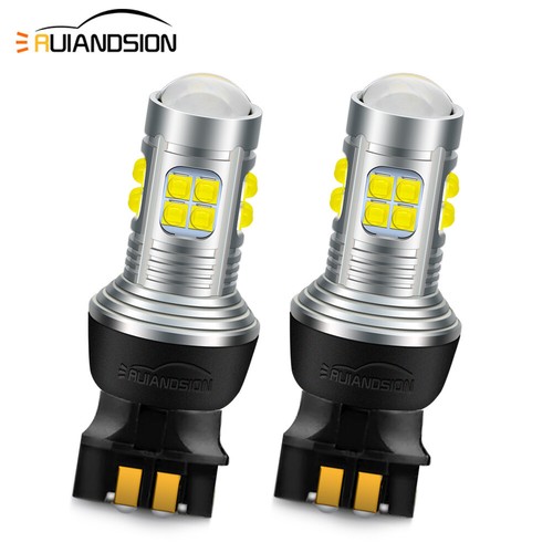 1pair PWY24W XBD 20 LED Car Indicator Light Turn Signal 10-30V White ...