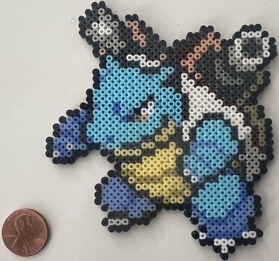 Blastoise Mini Bead Sprite Perler Artkal Pixel Retro Pokemon Water ...