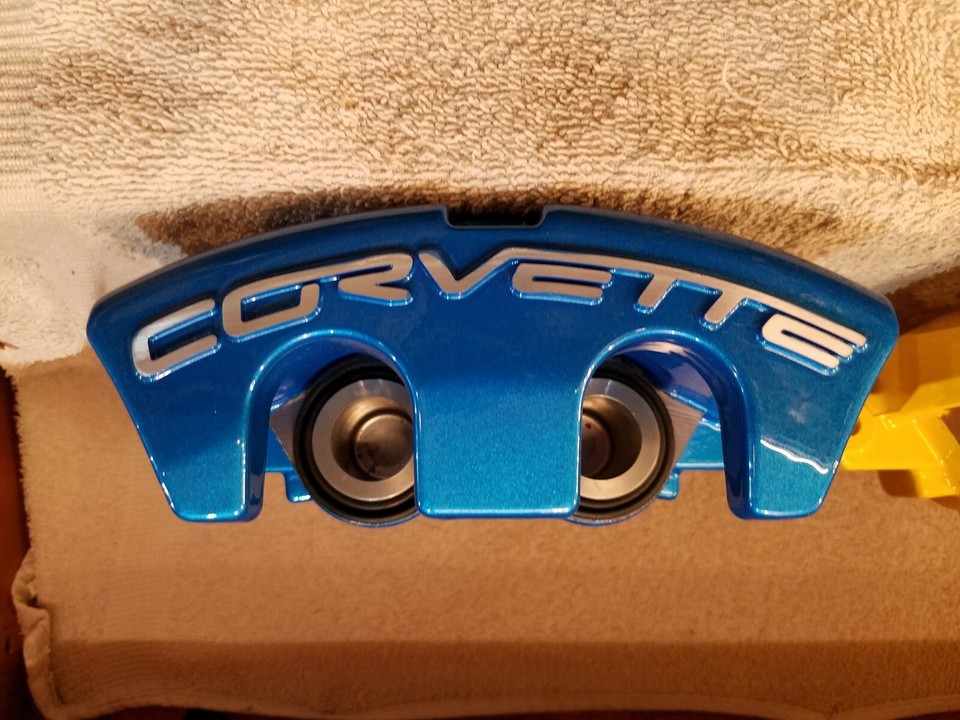 Yellow Powder Coated 05-13 Corvette C6 F & R ,base &'Z51 Calipers ...