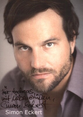 Simon Eckert UH ZDF Für Andreas original signiert Autogrammkarte AK 1861 | eBay.de