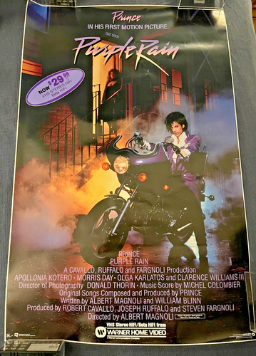 PRINCE & THE REVOLUTION RARE 1984 ORIGINAL PURPLE RAIN VHS BETA PROMO ...