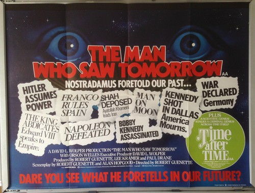 Cinema Poster: MAN WHO SAW TOMORROW, THE 1981 (Quad) Orson Welles Ray ...