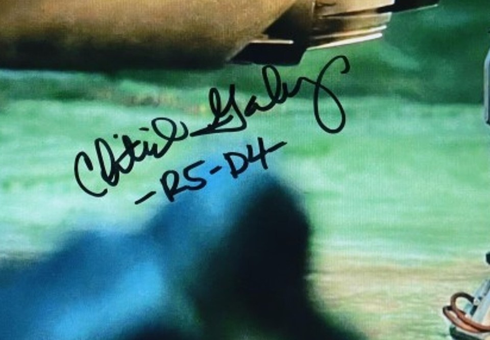 CHRISTINE GALEY '-R5-D4-' Signed The Book of Boba Fett 11x17 Photo (JSA ...