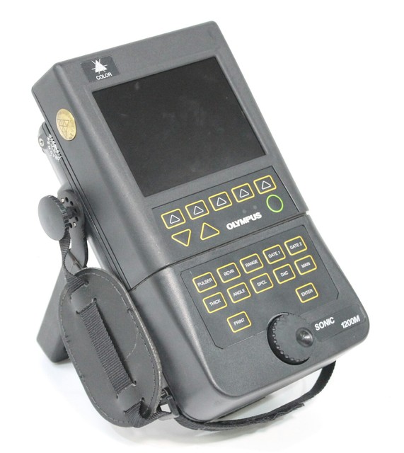 Olympus Sonic 1200m Ultrasonic Flaw Detector With Transducer Kit for ...
