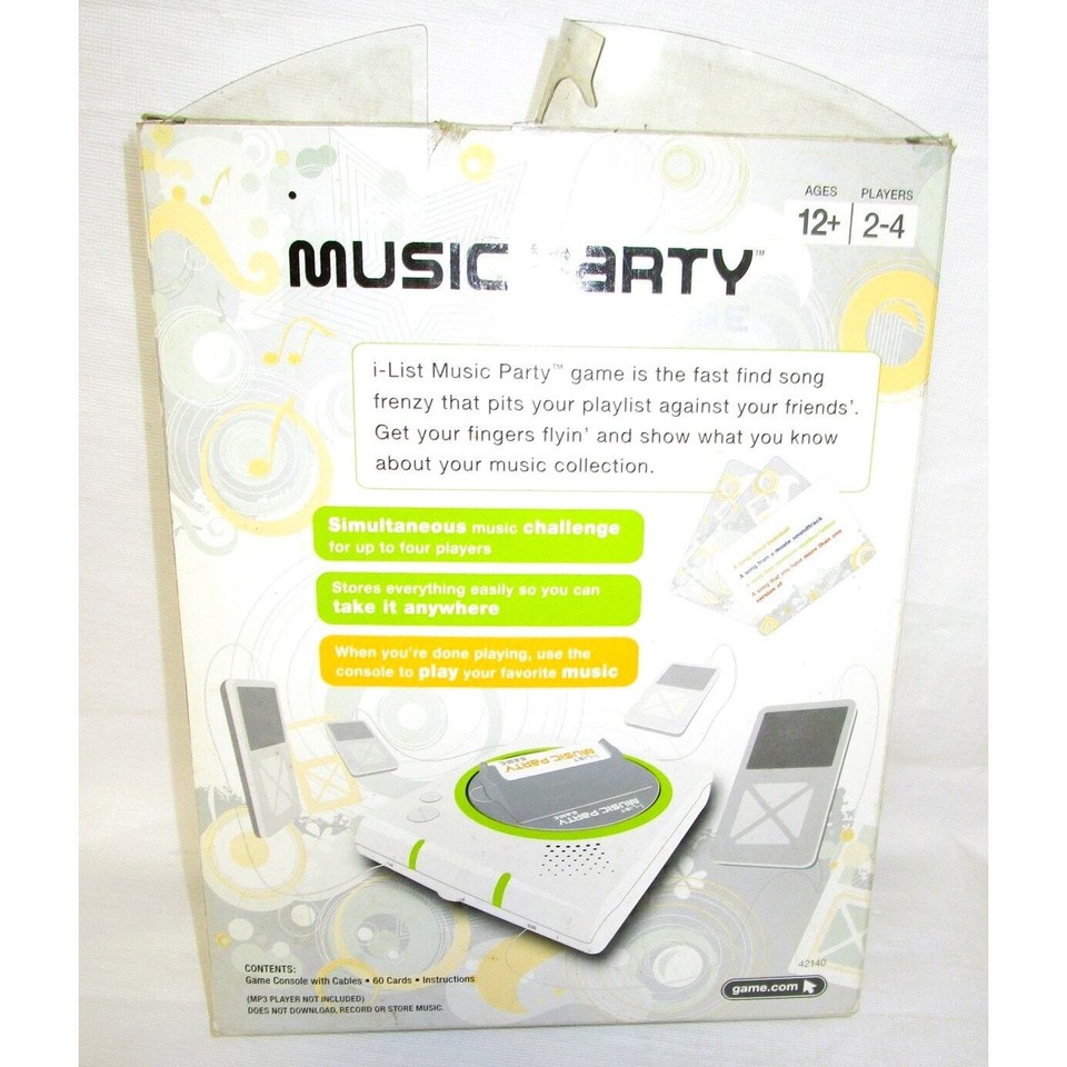 Hasbro i-List Music Party Game for Android or iPhone Song Matching ...